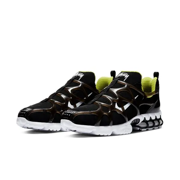 Nike X Stussy Air Zoom Spiridon Kukini Sneakers - Black