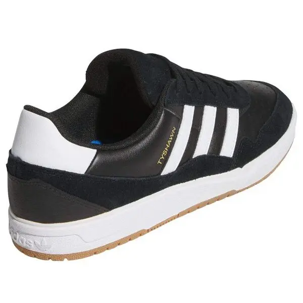 Adidas Tyshawn Ii "black White" Athletic Sneakers - Core Black/cloud White/gum