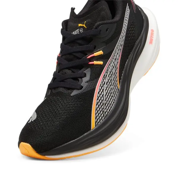 PUMA Deviate Nitro 3 Athletic Sneakers - Black/sun Stream
