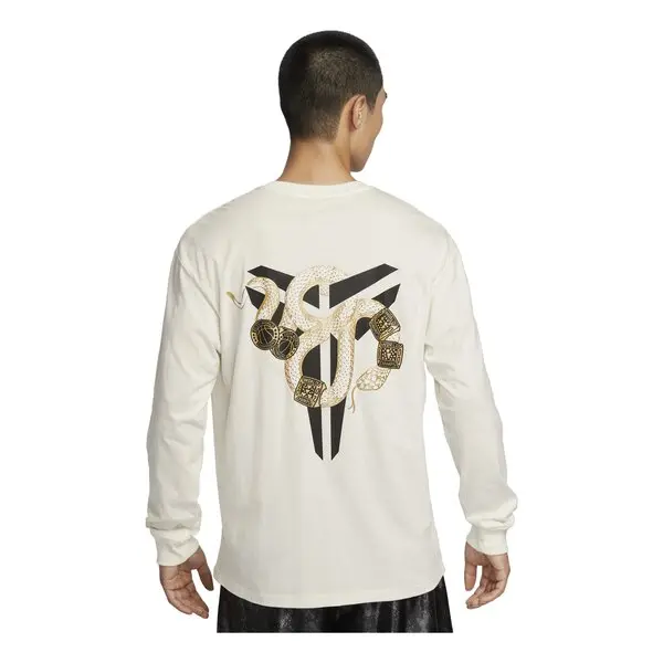 Nike Kobe Long-sleeve T-shirt Asia Sizing 'year Of Mamba - Sail