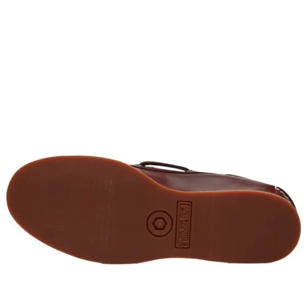 Timberland Classic Boat Full Grain Leather Shoes - Burgundy