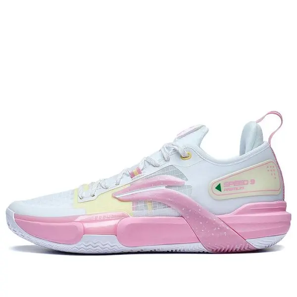 LI-NING Speed Prm Athletic Sneakers - White/pink