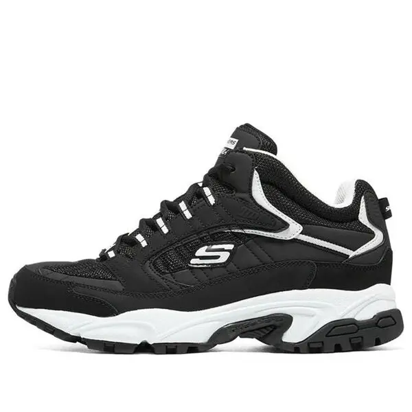 Sketchers Stamina Mid Top Sneakers - Black/white