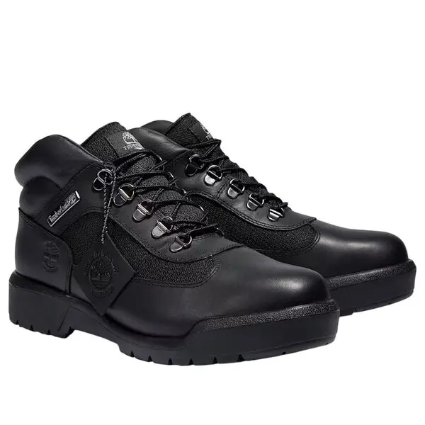 Timberland Field Boot Mid Lace Up Waterproof - Black