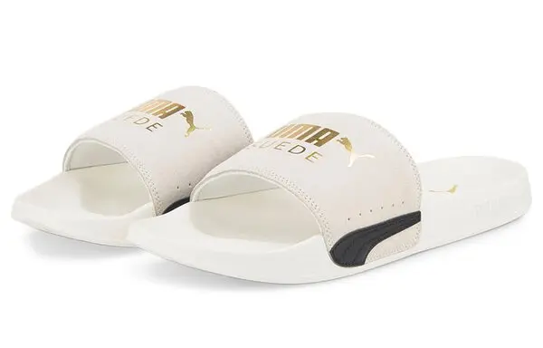 PUMA Lead Cat 2.0 Suede Classic Slide - White