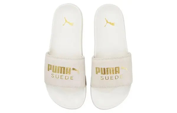 PUMA Lead Cat 2.0 Suede Classic Slide - White