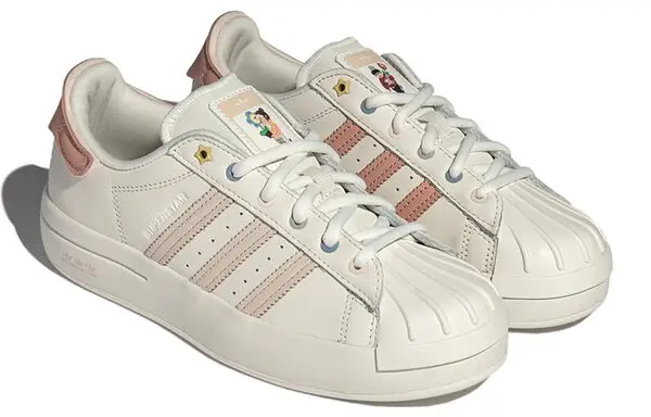 Adidas Superstar Ayoon Low Top Sneakers - White/pink
