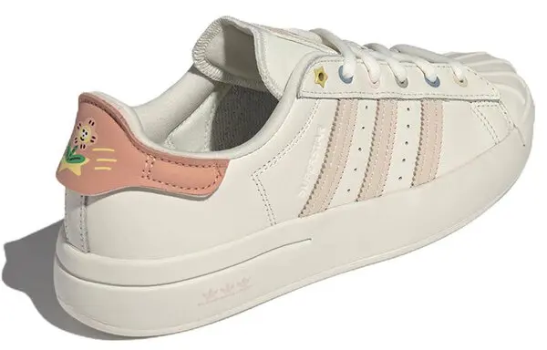 Adidas Superstar Ayoon Low Top Sneakers - White/pink