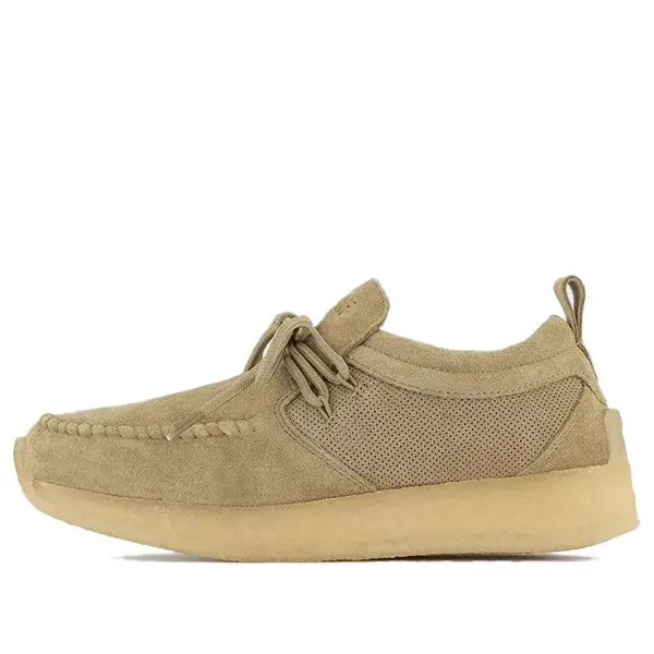 Clarks Maycliffe Suede Casual Shoes - Dark Sand