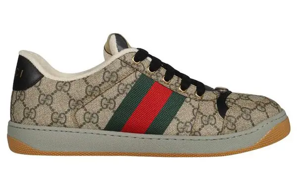 Gucci Gg Monogram Screener Sneakers - Beige/ebony