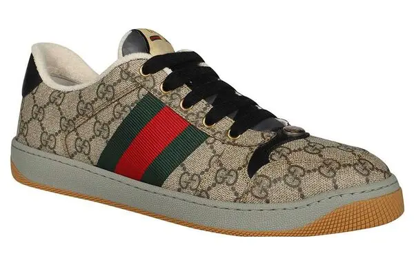 Gucci Gg Monogram Screener Sneakers - Beige/ebony