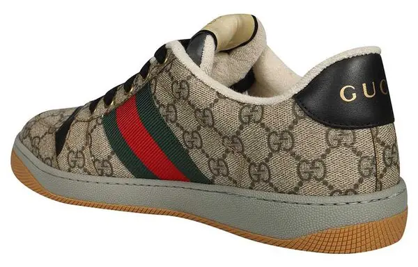Gucci Gg Monogram Screener Sneakers - Beige/ebony