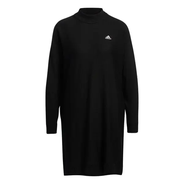 Adidas 3-stripes Long Sleeve Sweater Dress