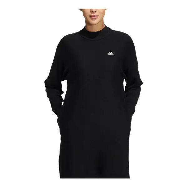 Adidas 3-stripes Long Sleeve Sweater Dress
