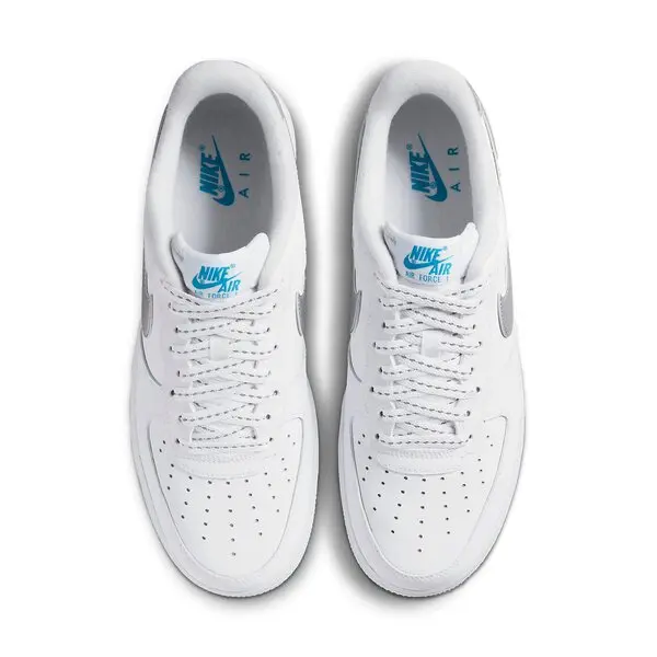 Nike Force 1 '07 Low Top Sneakers - White/blue