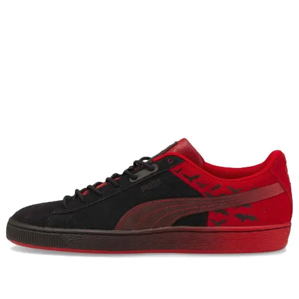 PUMA X Batman Suede Classic "black Barbados Cherry" Sneakers