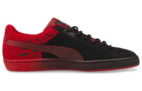 PUMA X Batman Suede Classic "black Barbados Cherry" Sneakers