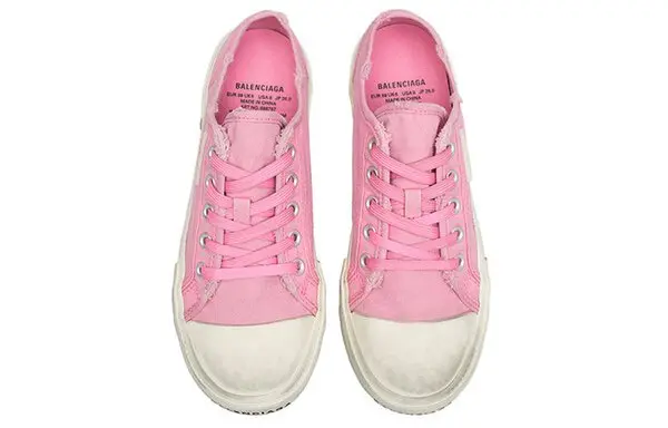 Balenciaga Low Top Sneakers - Pink/white/black