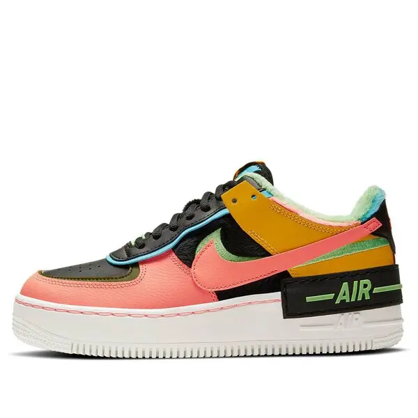 Nike Force 1 Shadow Se "solar Flare Atomic Pink - Blackpinkyellow