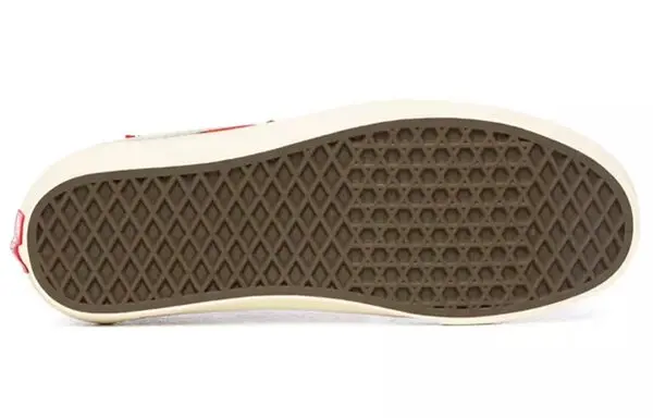 VANS Bold Ni "flamethrower" Sneakers - Creamyellow/red