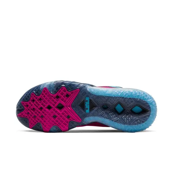 Nike Lebron 18 Low "neon Nights - Black/pink/blue