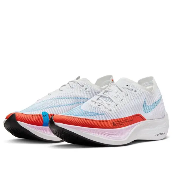 Nike Zoomx Vaporfly Next% 2 Athletic Sneakers - White/rush Orange/doll