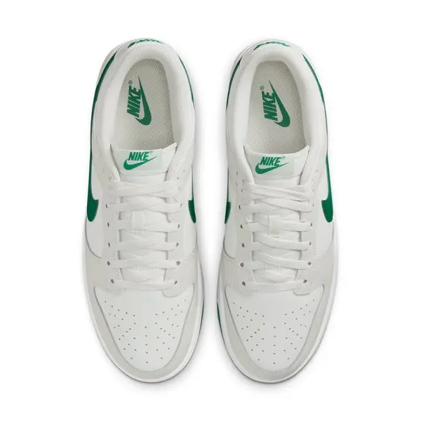 Nike Dunk Low Sneakers - White/grey/green