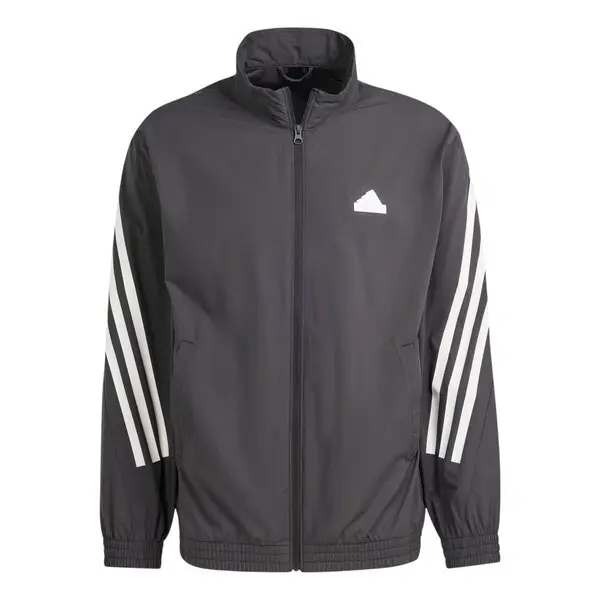 Adidas Future Icons 3-stripes Woven Track Jacket Asia Sizing - Black