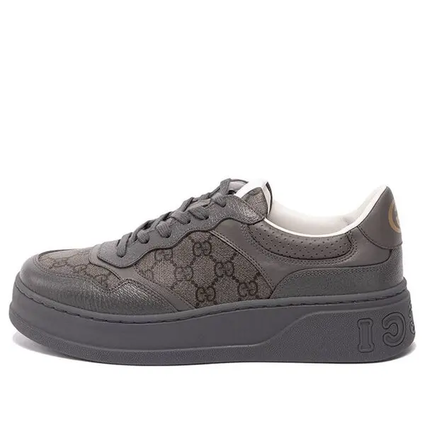 Gucci Gg Monogram Lace-up Sneakers