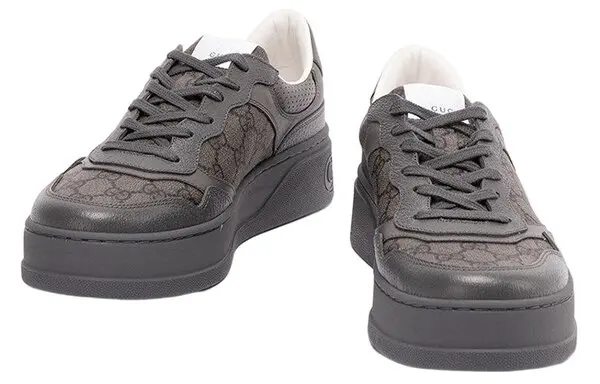 Gucci Gg Monogram Lace-up Sneakers