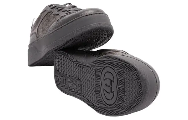 Gucci Gg Monogram Lace-up Sneakers