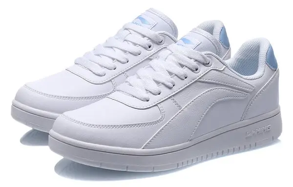 LI-NING Classic Skateboarding Low Top Sneakers - White/blue