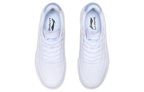 LI-NING Classic Skateboarding Low Top Sneakers - White/blue