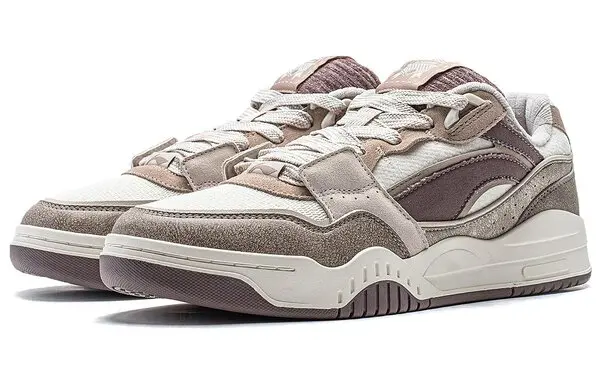 LI-NING Moon White 'brown White' Sneakers