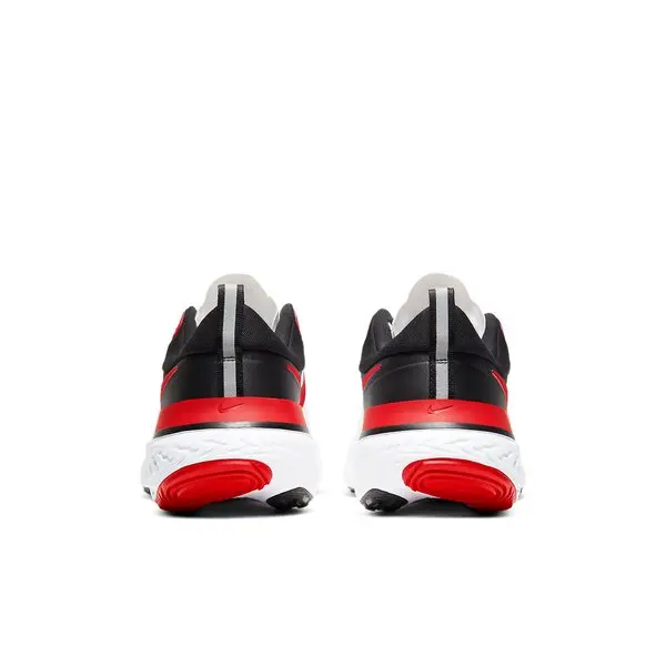 Nike React Miler Athletic Sneakers - White/red/black
