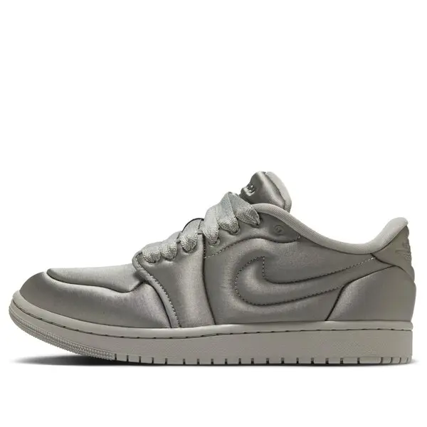 JORDAN 1 Low Method Of Make Satin Sneakers - Grey