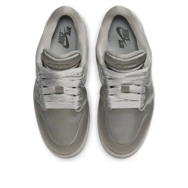 JORDAN 1 Low Method Of Make Satin Sneakers - Grey