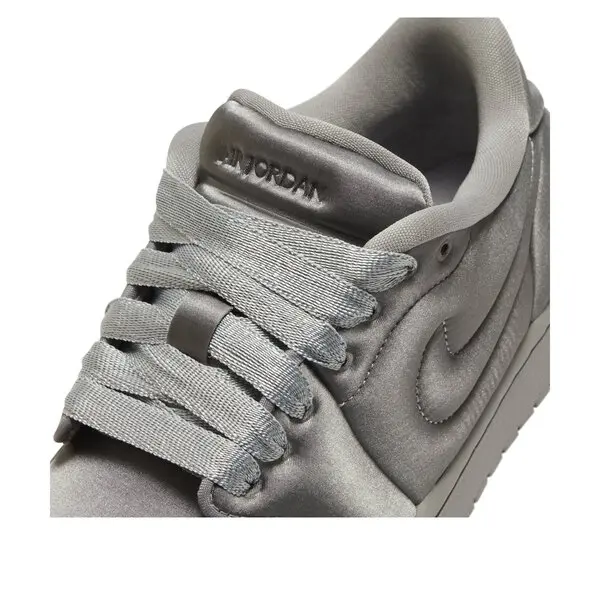 JORDAN 1 Low Method Of Make Satin Sneakers - Grey