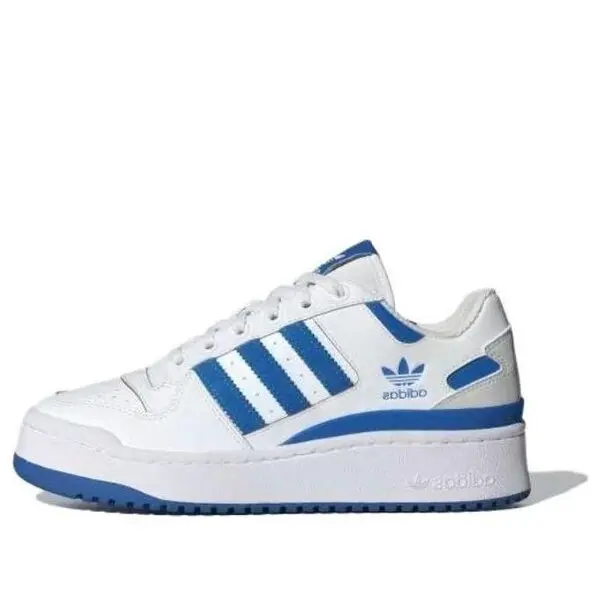 Adidas Forum Bold Stripes Platform Sneakers - Cloud White/blue Bird/grey One