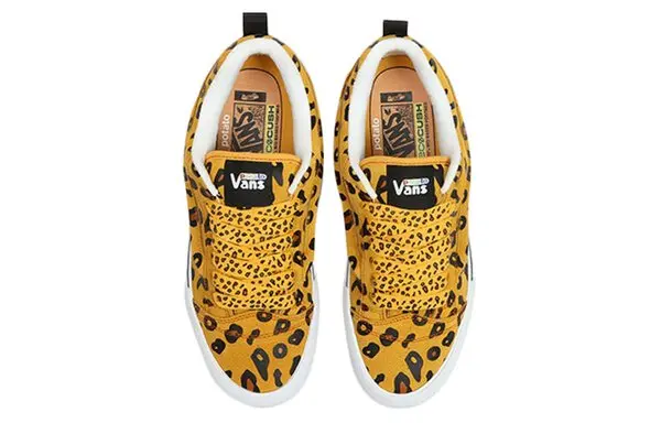 VANS Imran Potato X Knu-skool Vr3 Lx 'leopard Print - Yellow