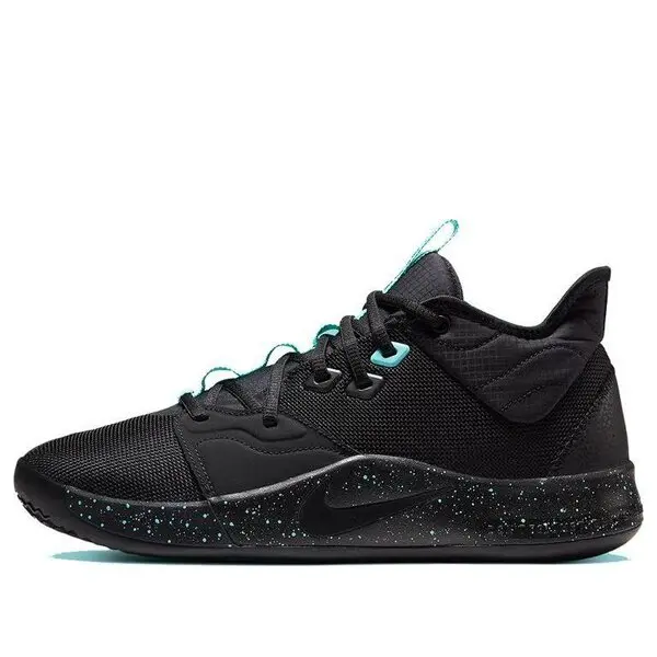 Nike Pg 3 "light Aqua" Basketball Sneakers - Black