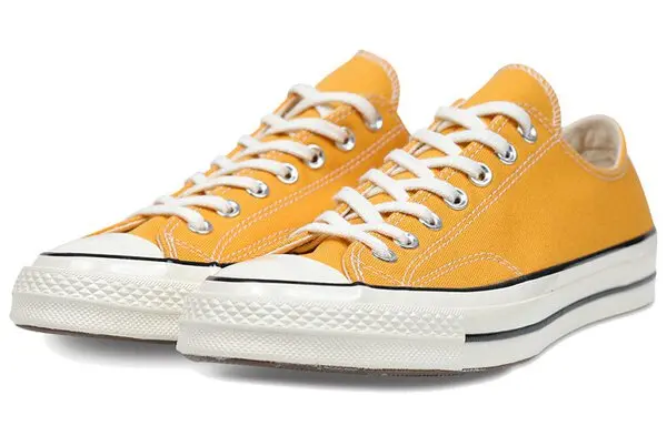 CONVERSE Chuck 70 Low Top Lace Up Sneakers - Yellow