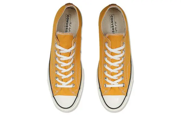 CONVERSE Chuck 70 Low Top Lace Up Sneakers - Yellow