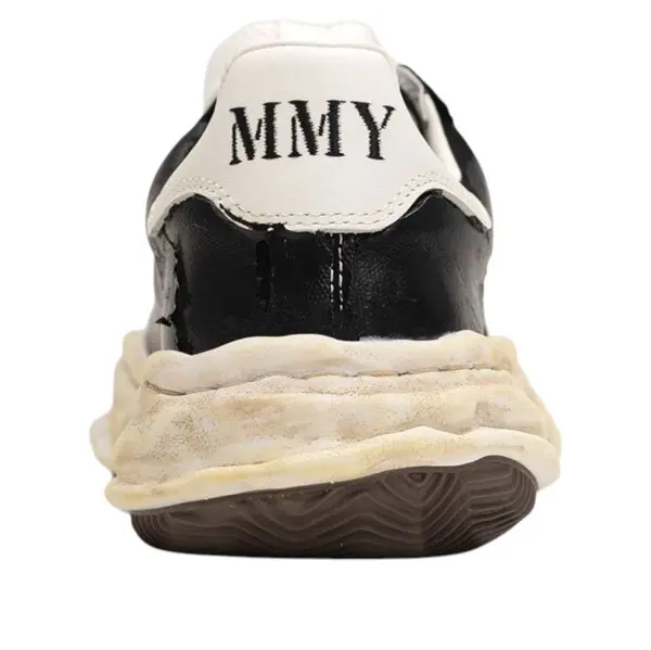 Mihara Yasuhiro Blakey Og Sole Film Attached Canvas Low Top Sneakers - Black