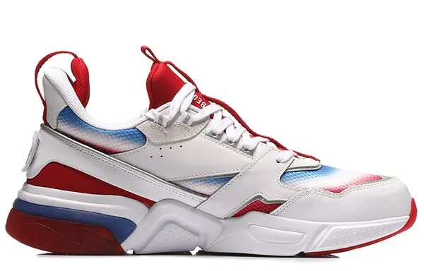 LI-NING 001 R-1 Paris Fashion Week Sneakers - White/red