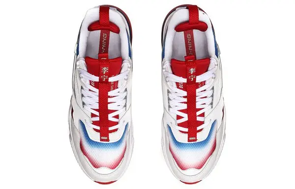 LI-NING 001 R-1 Paris Fashion Week Sneakers - White/red
