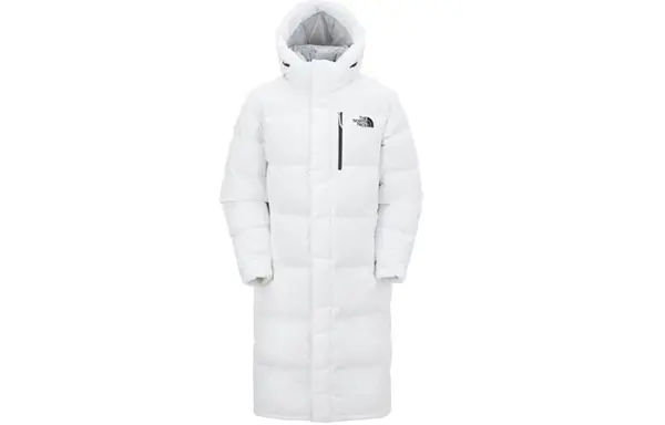 The North Face Long Padded Down Parka - White