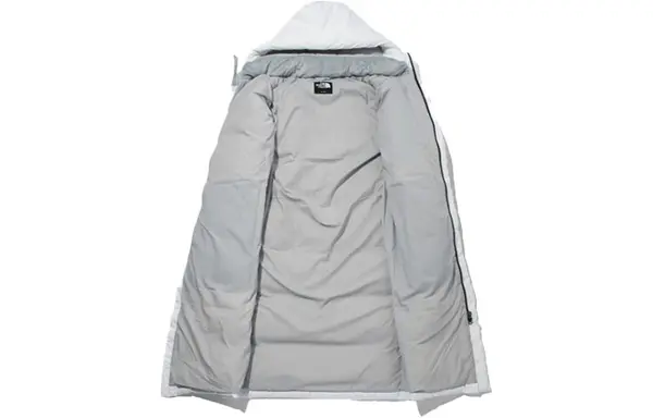 The North Face Long Padded Down Parka - White