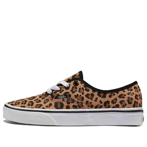 VANS Authentic Animalier Leopard Print Sneakers - Black/brown