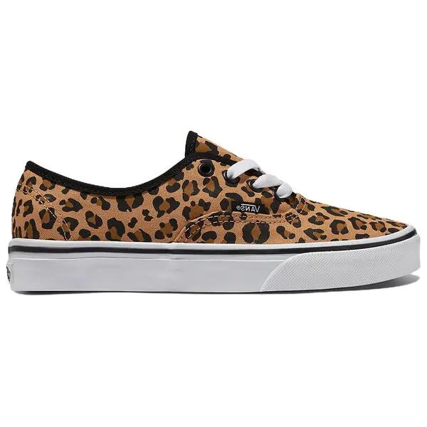 VANS Authentic Animalier Leopard Print Sneakers - Black/brown